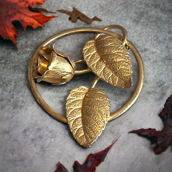 forstner sterling | Jewelry | Vintage Forstner Sterling Gold Tone ...